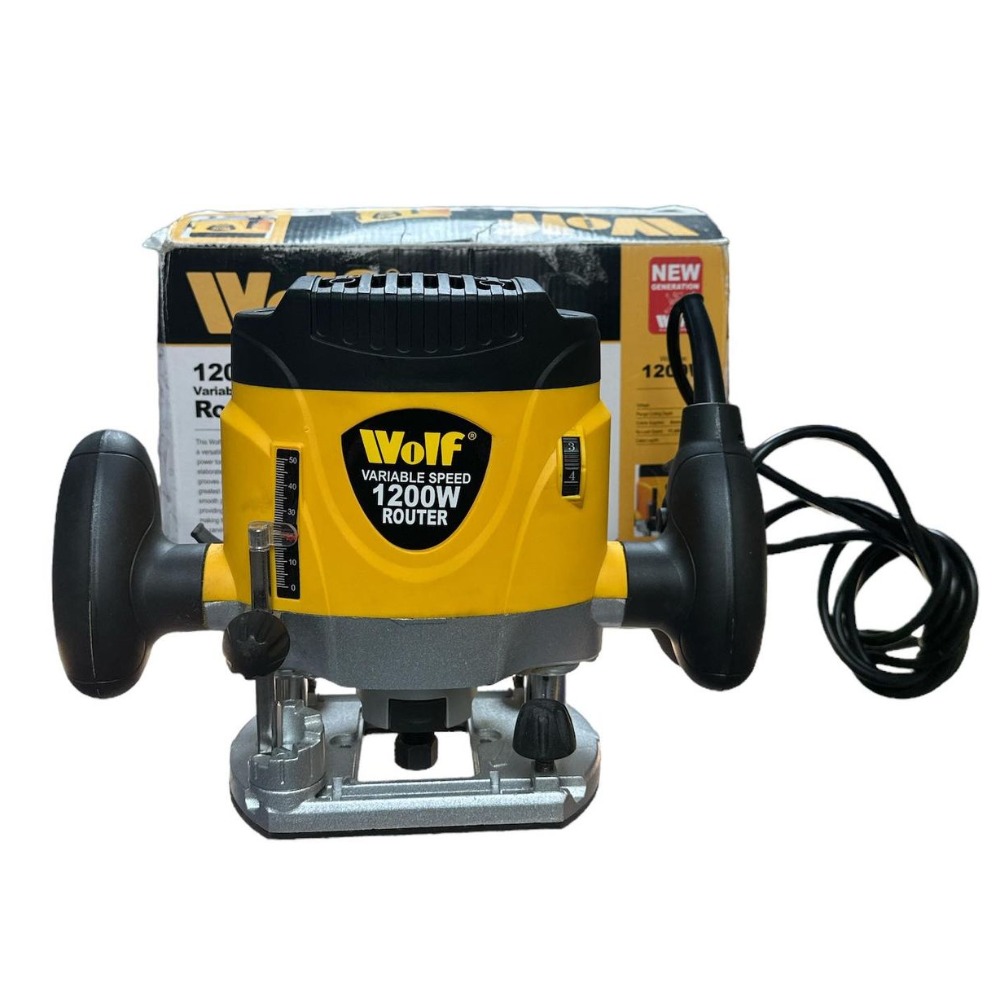 Pre-owned Wolf 1200w Variable Speed Router - Own4Less